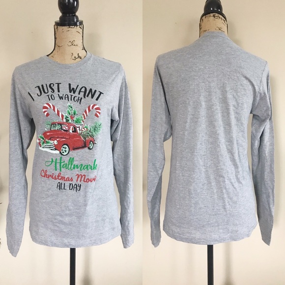 Tops | Hallmark Christmas Tee | Poshmark